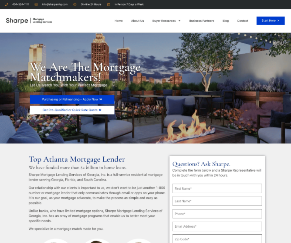 Mortgage & Real Estate Website Design | Brady Mills Agency